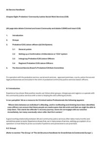 Background Committee 6, Question 2 - Revised Chapter 8 - Probation ...